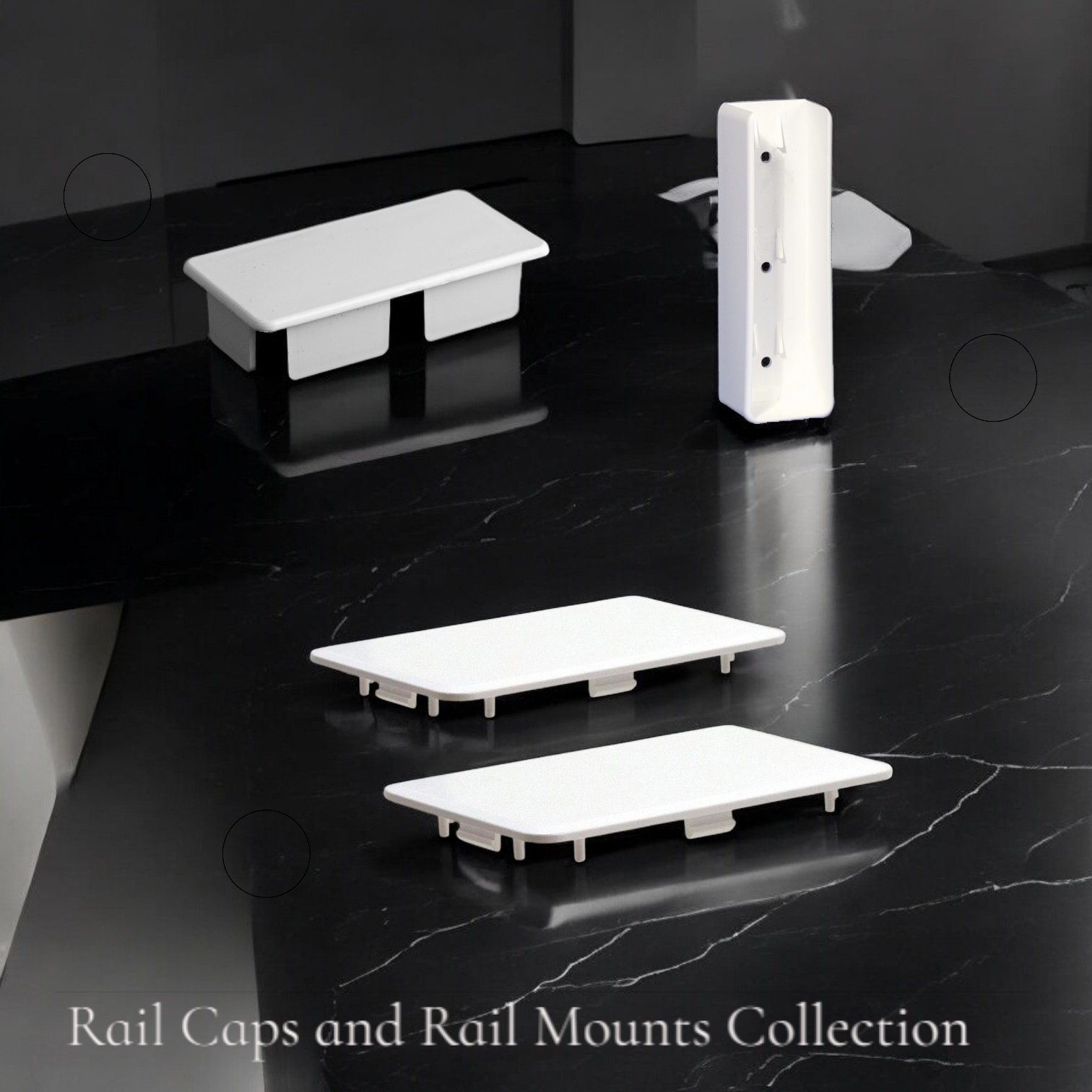 Rail Caps and Rail Mounts – Fence Accessories R Us